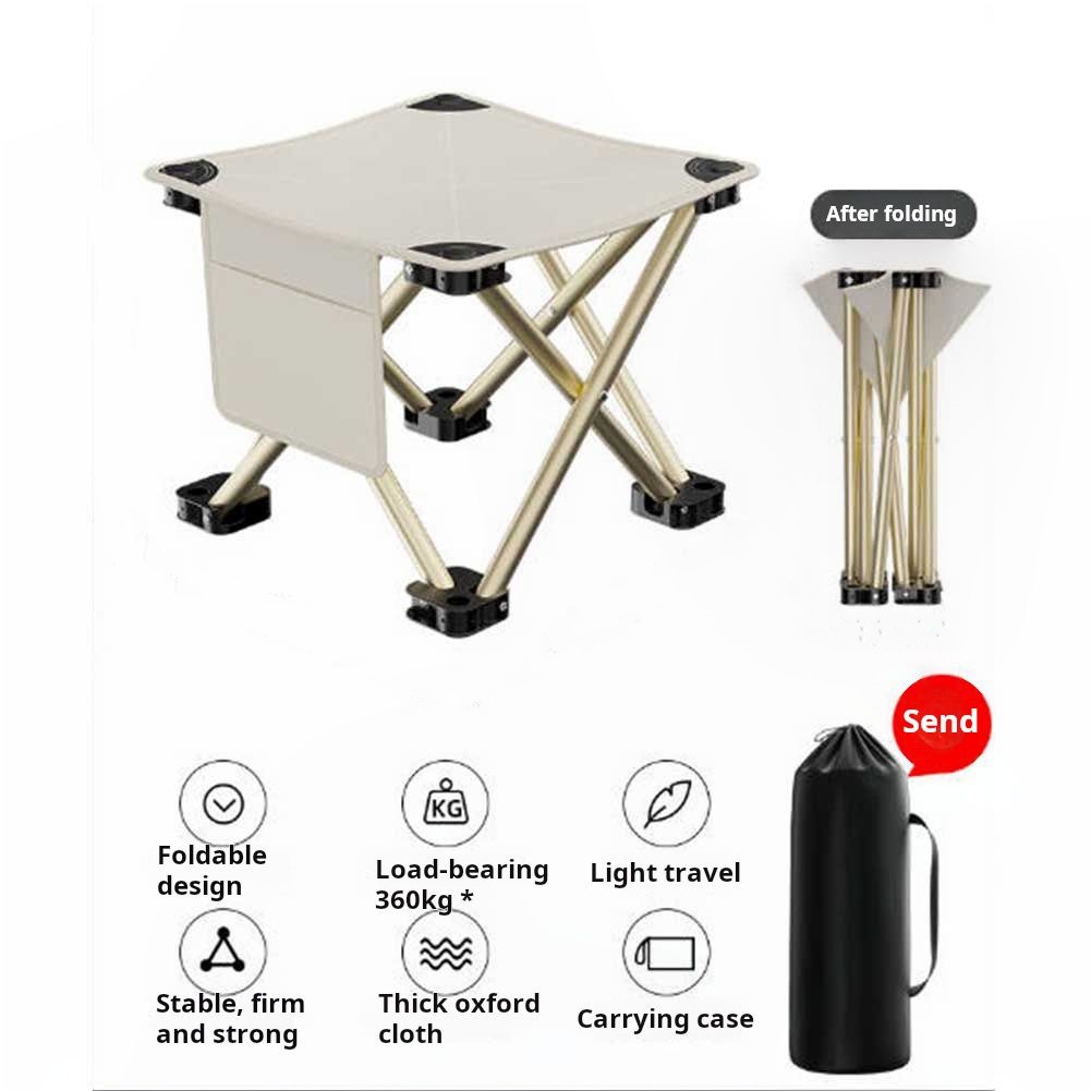 Camping Stool,Portable Folding Compact Lightweight Stool Seat for ...