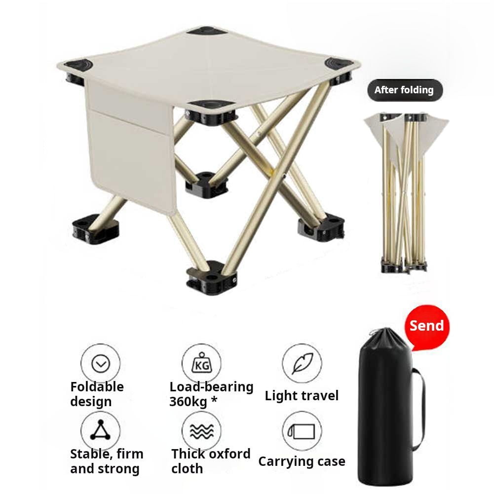 Camping Stool,Portable Folding Compact Lightweight Stool Seat for ...