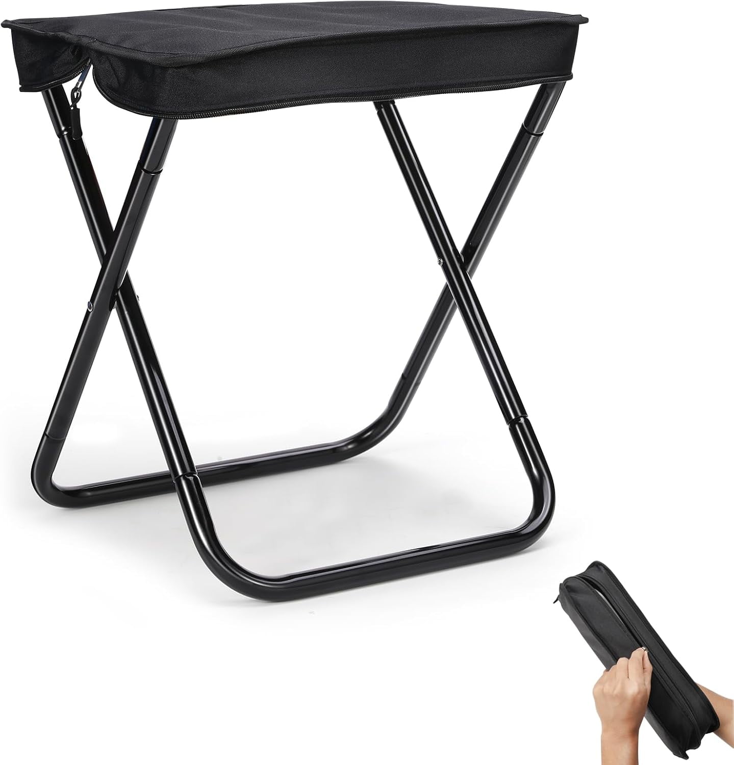 Camping Stool, Portable Folding Stool, Aluminum Ultralight Backpacking ...