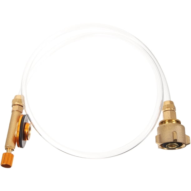 Camping Stove Gas Refill Adapter Propane Tank Extension Tube - Walmart ...