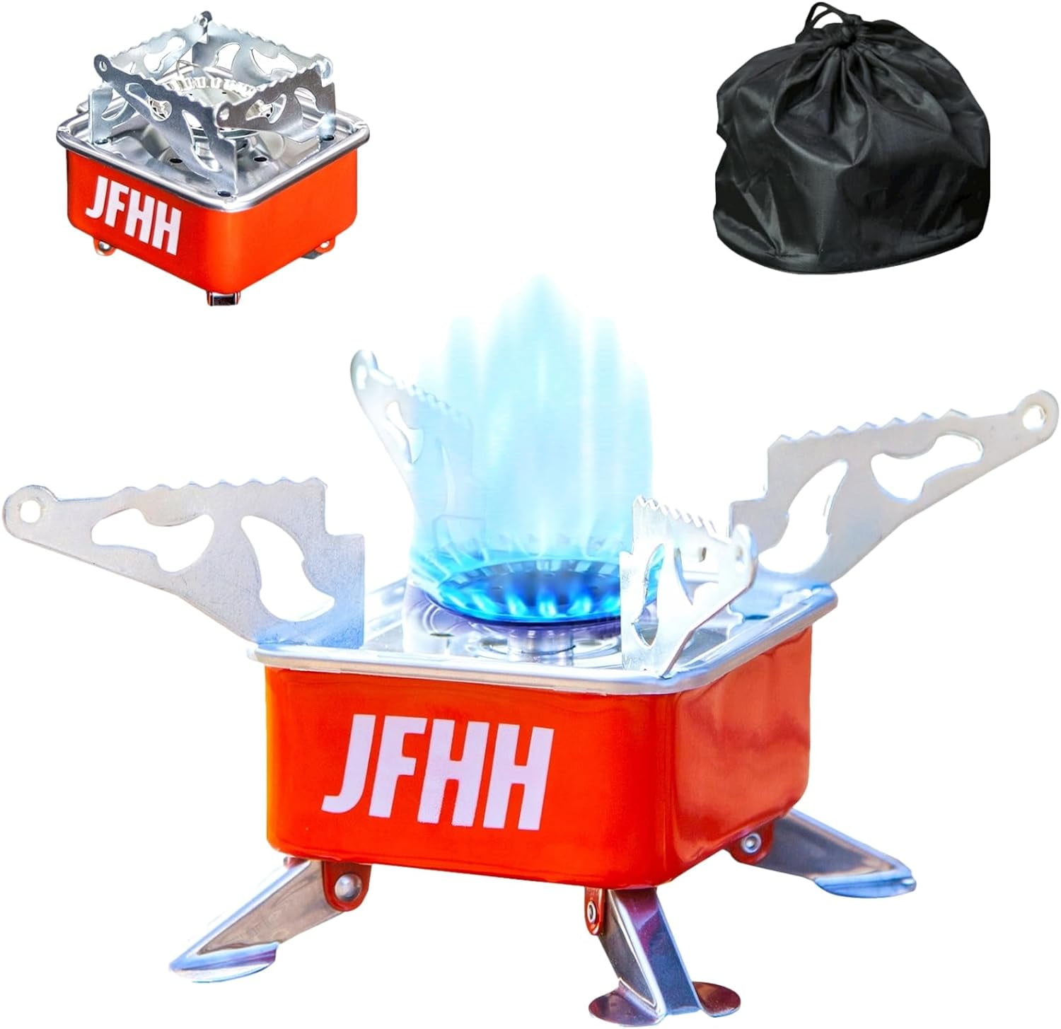 Camping Stove Portable Camping Stove, Upgraded Portable & Foldable High ...