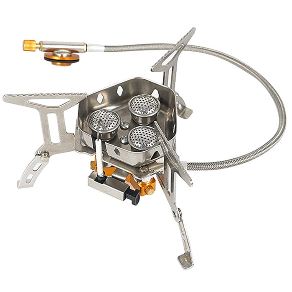 Camping Stove Portable Windproof Stove High Power Outdoor Cooking ...