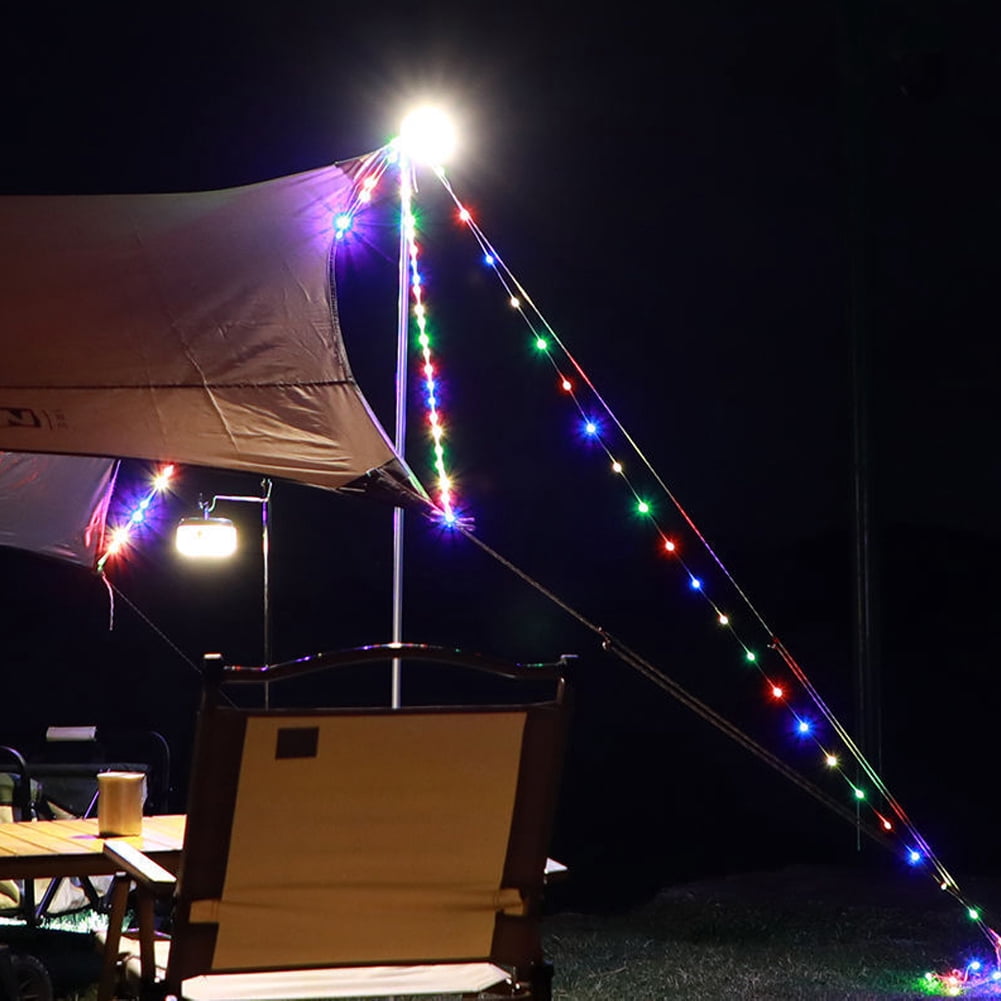 Camping String Light 100LM/200LM Tent Lamp 10M For Hiking Camping ...