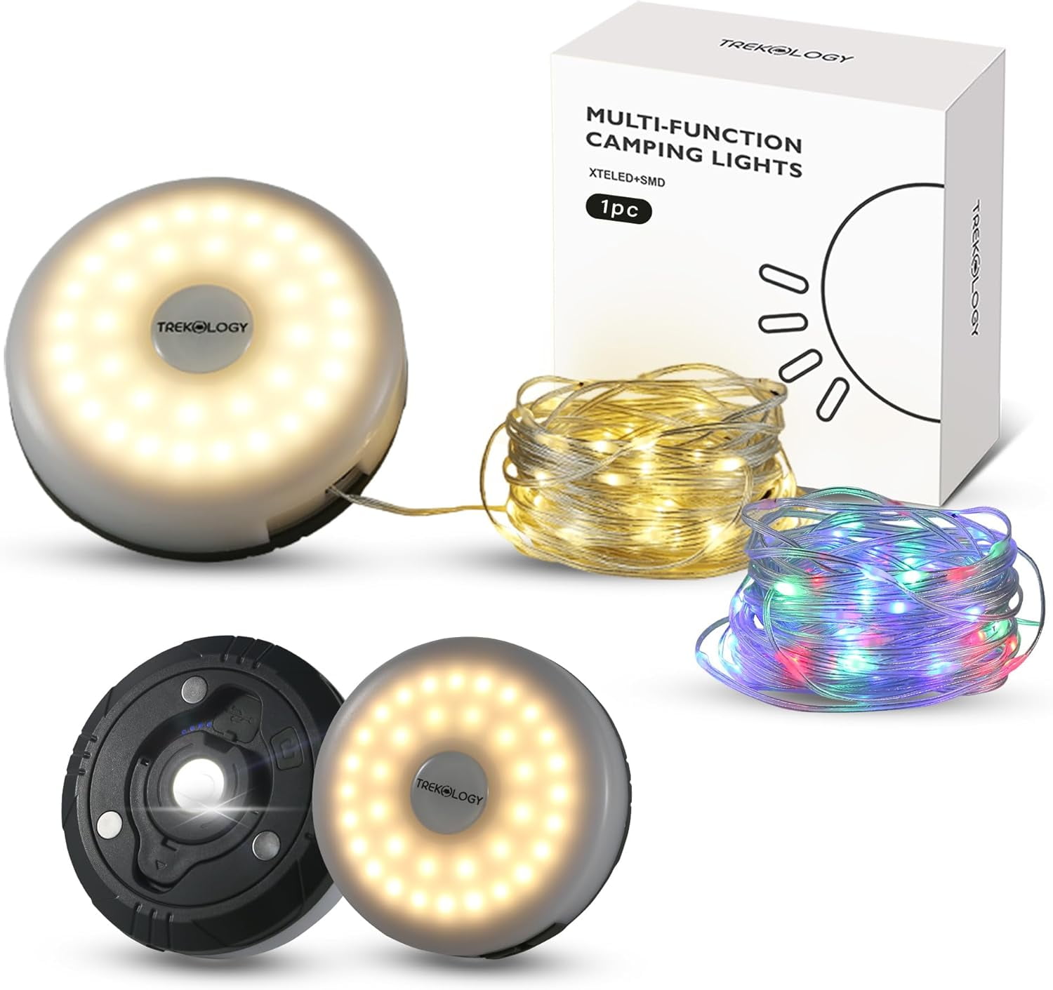 Camping String Lights 1pc – Rechargeable Outdoor Camp Lights For Tent ...