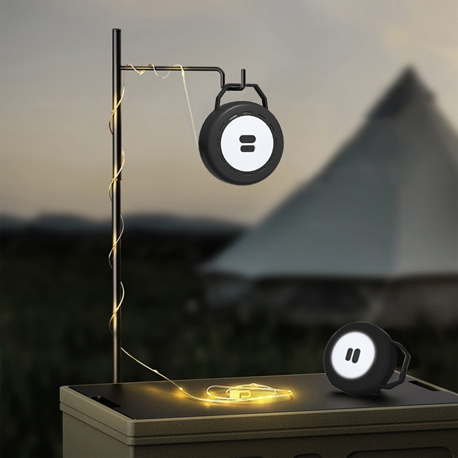 Camping String Lights,Camping Essentials Gear 32.8FT Lamp Lights ...