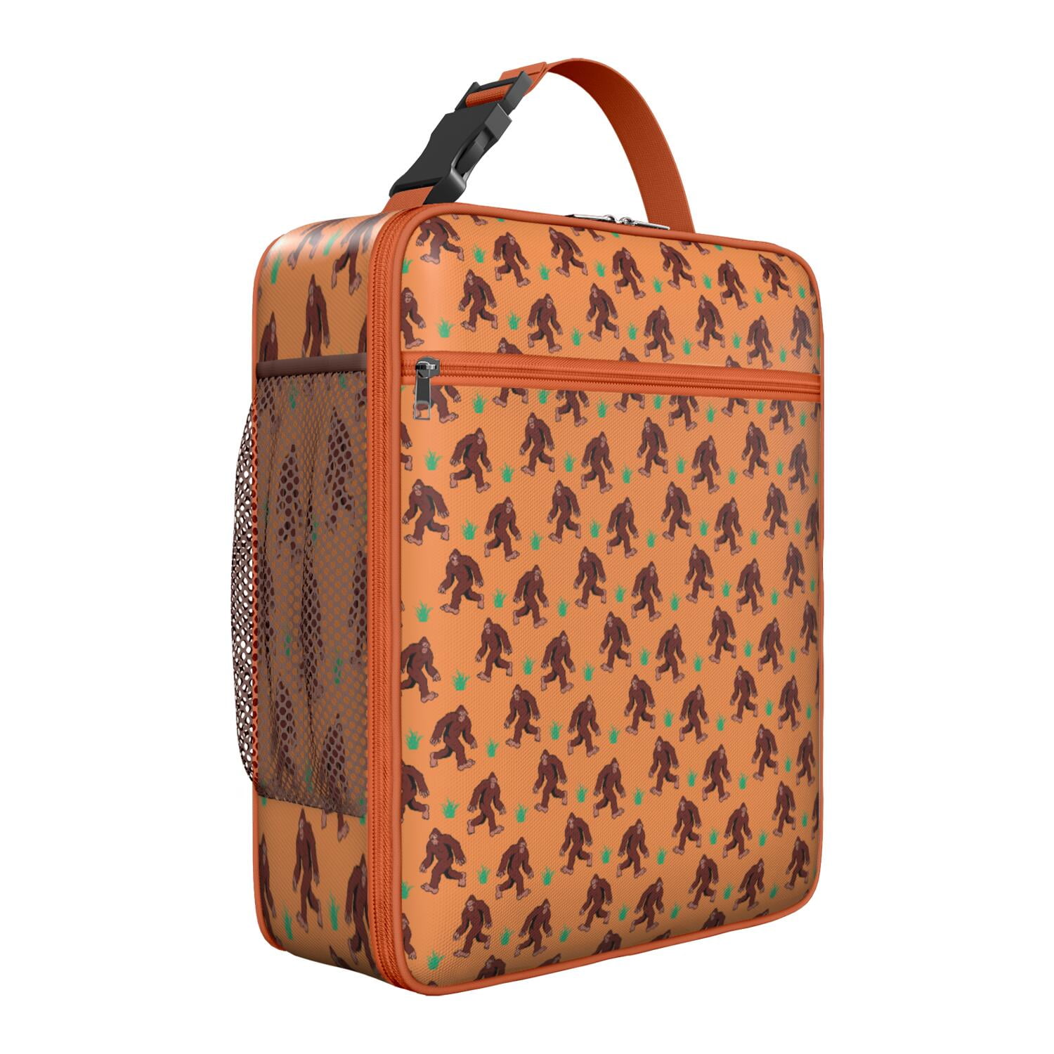 Camping Style Big Foot Insulated Lunch Box, Survival and Hiking Themed ...