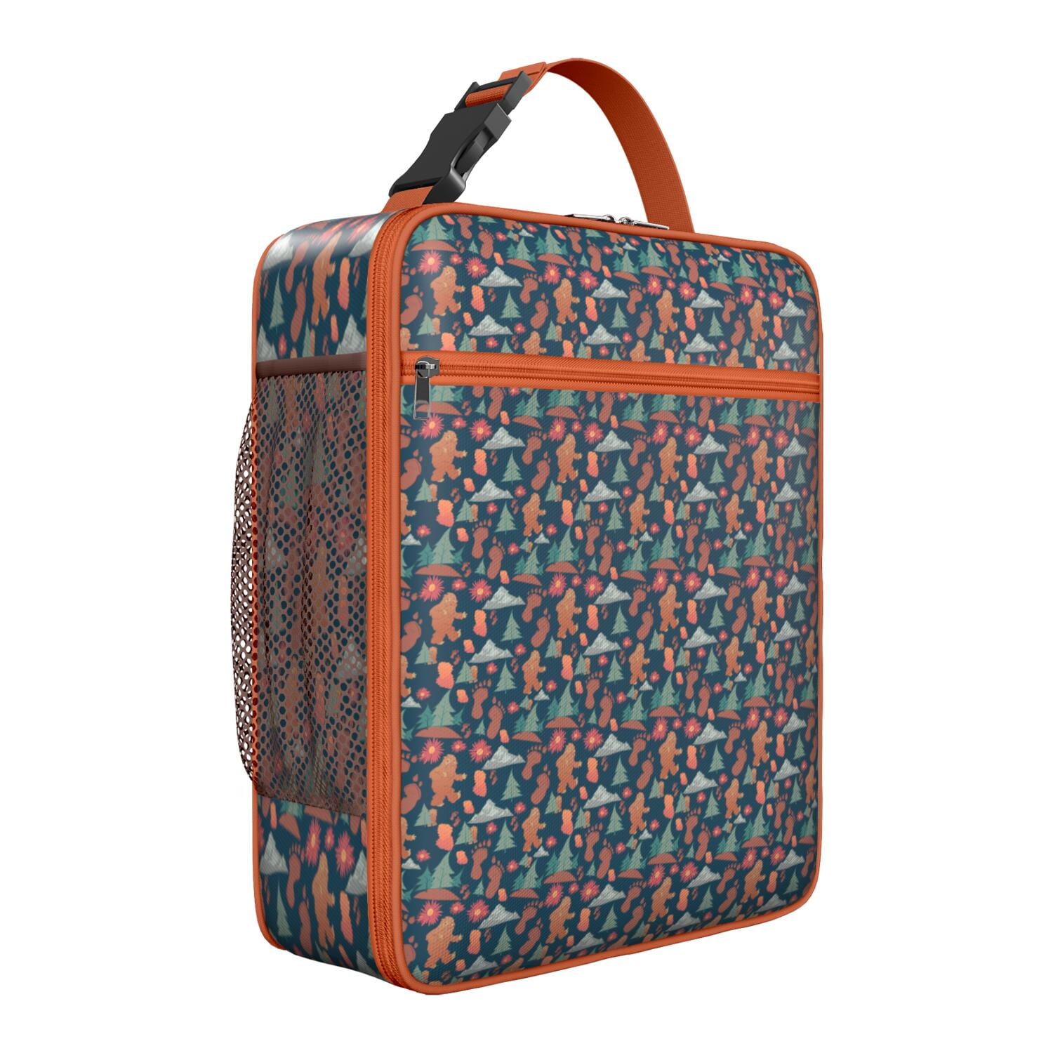 Camping Style Big Foot Insulated Lunch Box, Survival and Hiking Themed ...