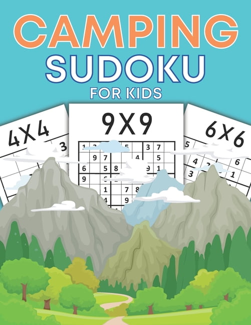 Camping Sudoku For Kids: Camping Activity Book For kids + 300 Sudoku ...