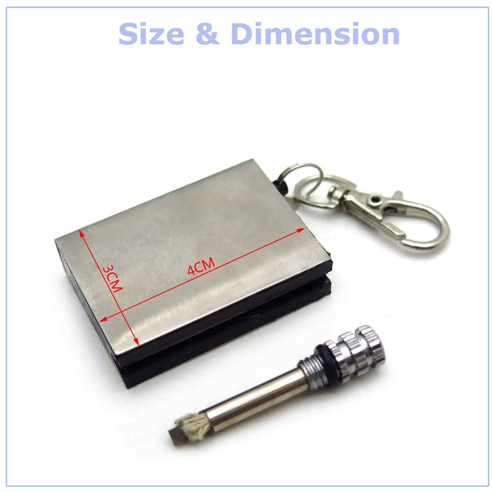 Camping Survival Supplement Waterproof Type 3 Portable Flint Magnesium ...