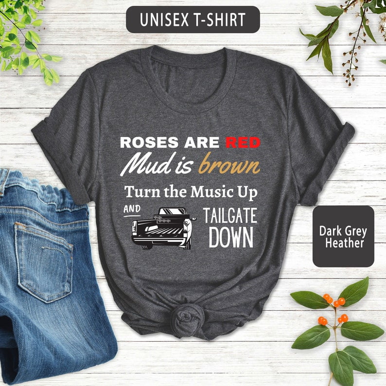 Camping T-Shirts, "Roses Are Red, Mud is Brown" Funny Outdoor Camping ...