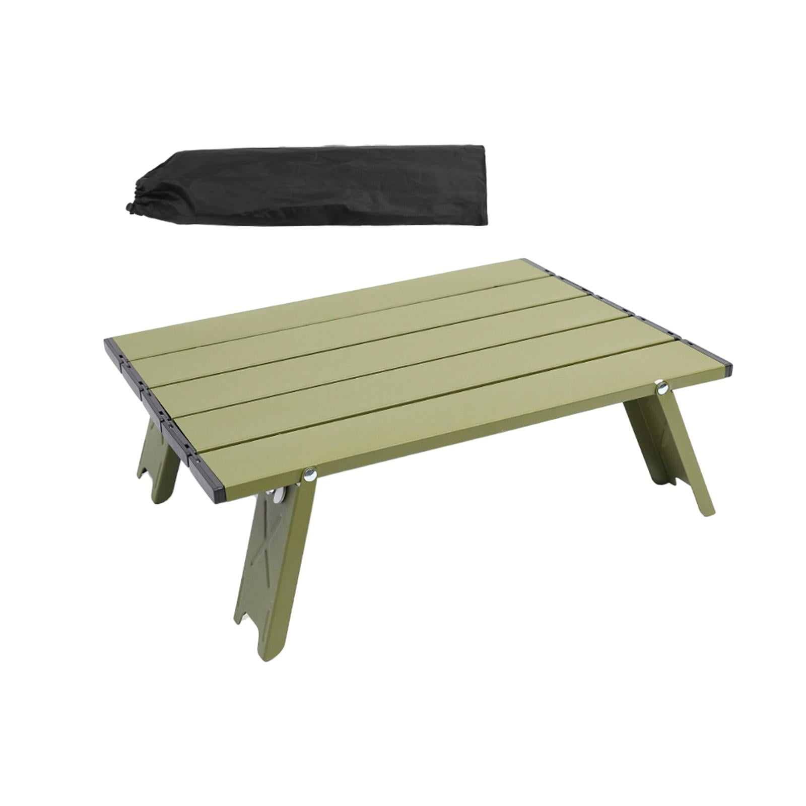 Camping Table Folding Collapsible Computer Desk Heavy Duty with Storage ...
