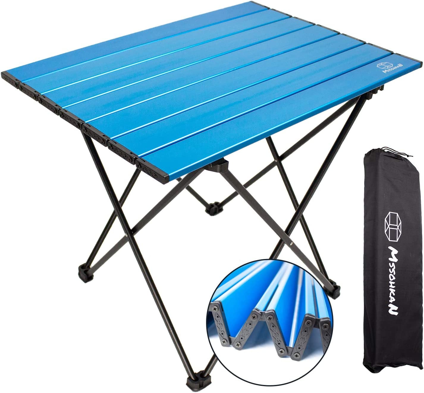 Camping Table Folding Portable Camp Side Table Aluminum Lightweight ...