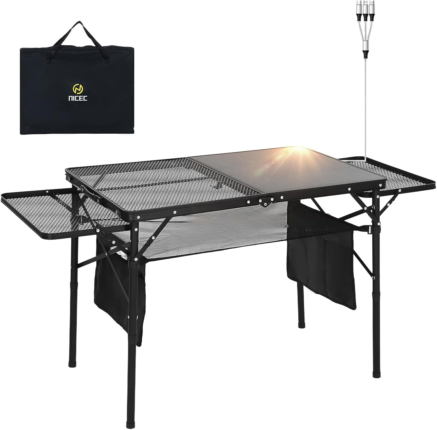 Camping Table, Grill Table, Tailgate Tables, Solar Panel Tables with ...