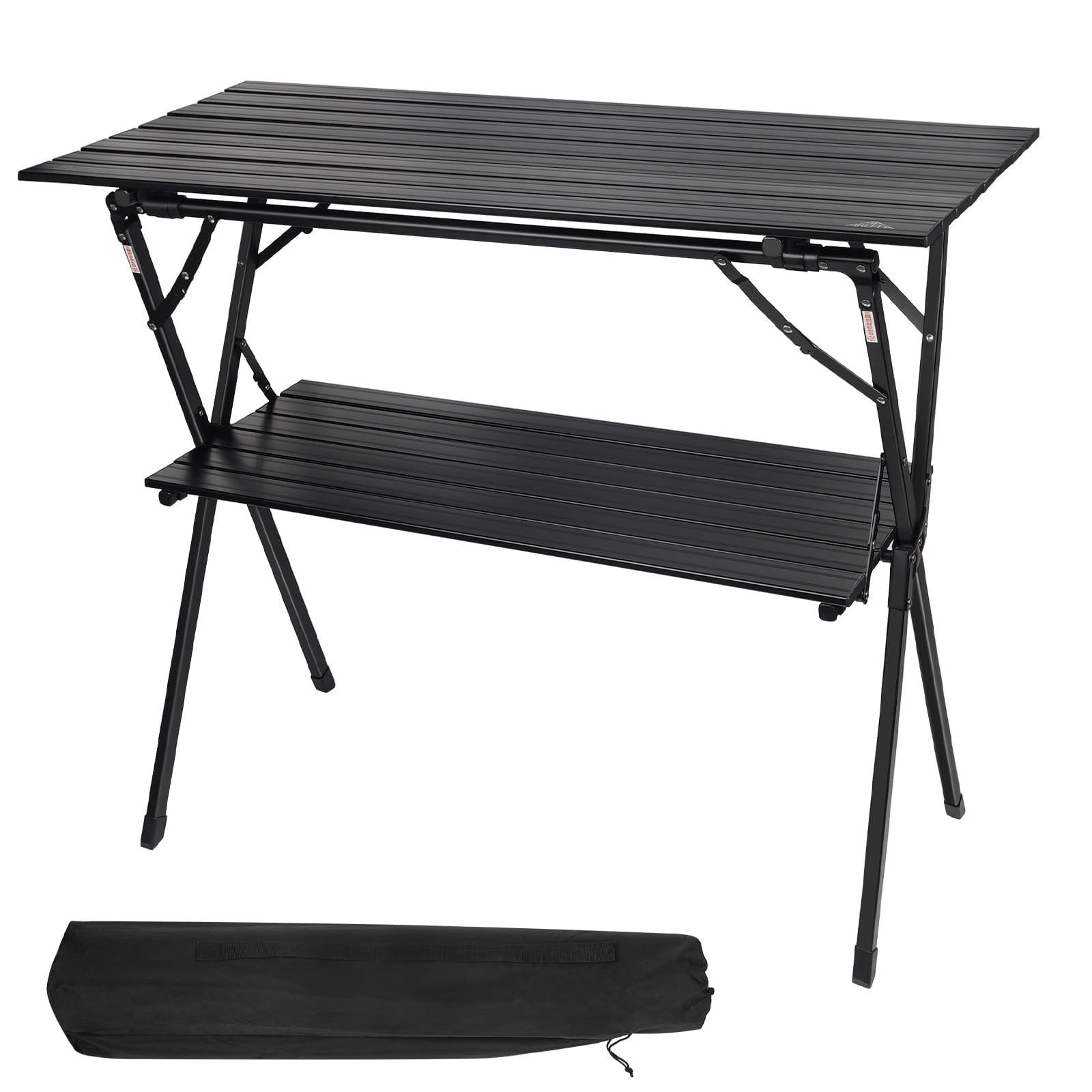 AREFFA Folding Camping Table, Portable Lightweight Foldable Large Camp ...