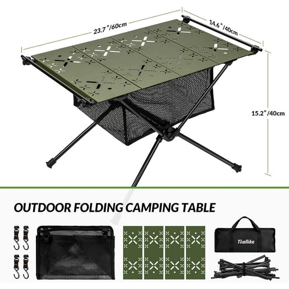 Camping Table,Outdoor Folding Table,Lightweight Portable Camping Side ...