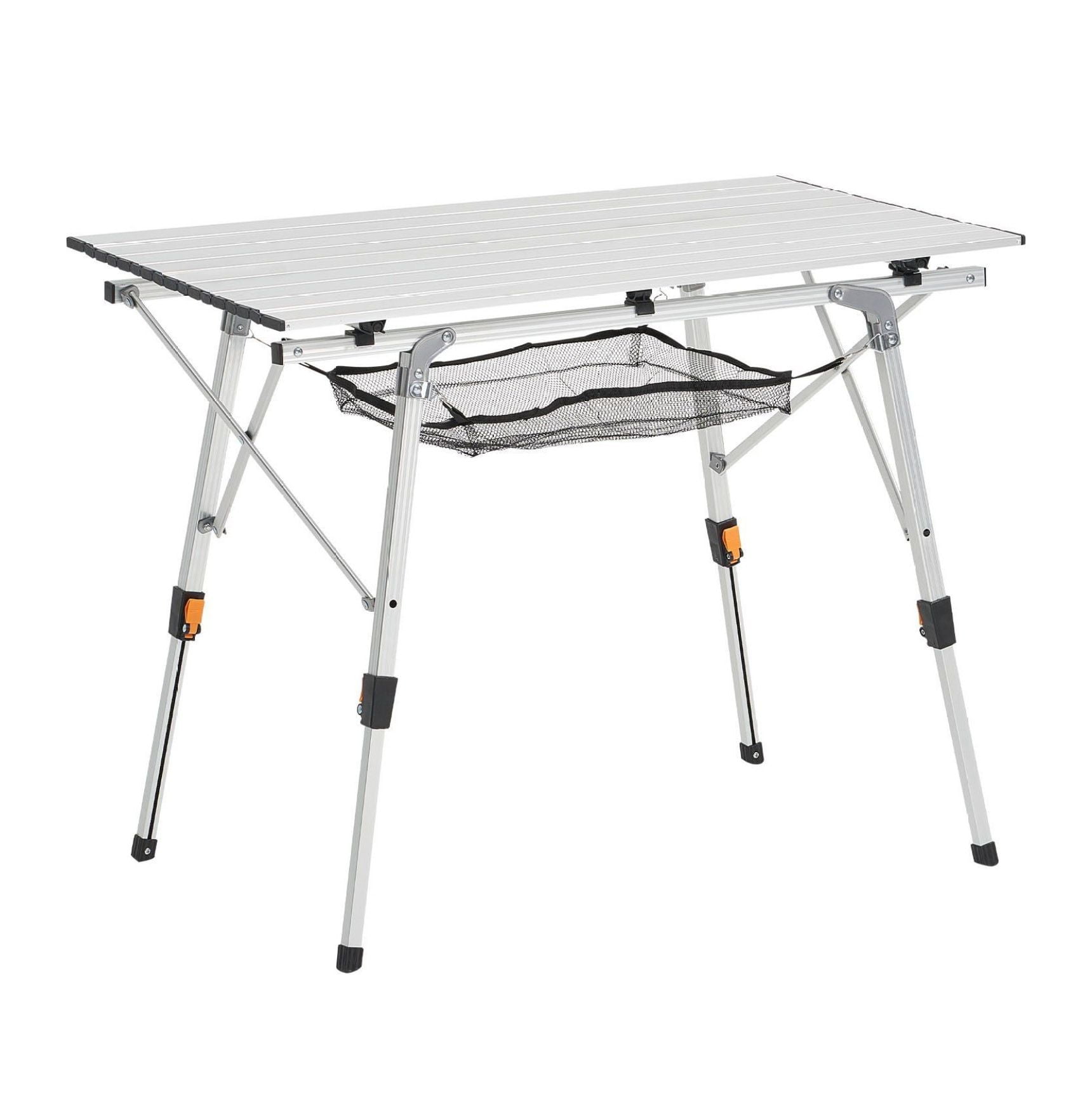 Camping Table, Portable Folding Picnic Table Aluminum Outdoor Roll Up ...