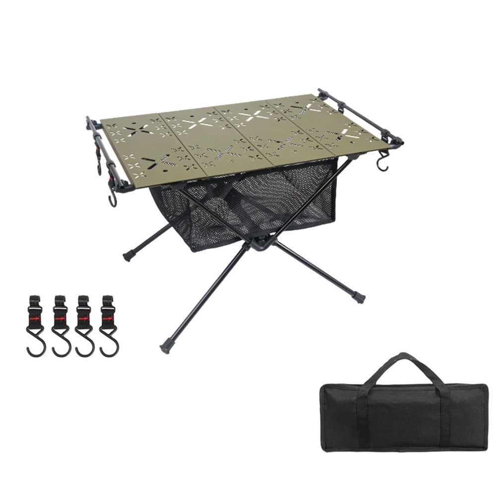 Camping Table Portable Folding Table Outdoor Aluminum Roll-up Camping ...