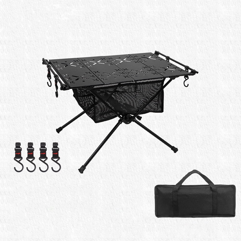 Camping Table Portable Folding Table Outdoor Aluminum Roll-up Camping ...