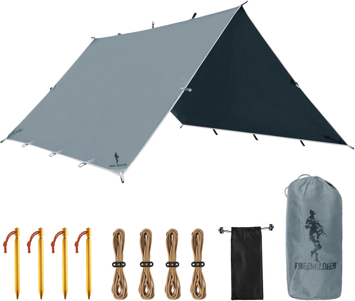 Camping Tarp Waterproof Portable Multifunctional Outdoor Traveling ...