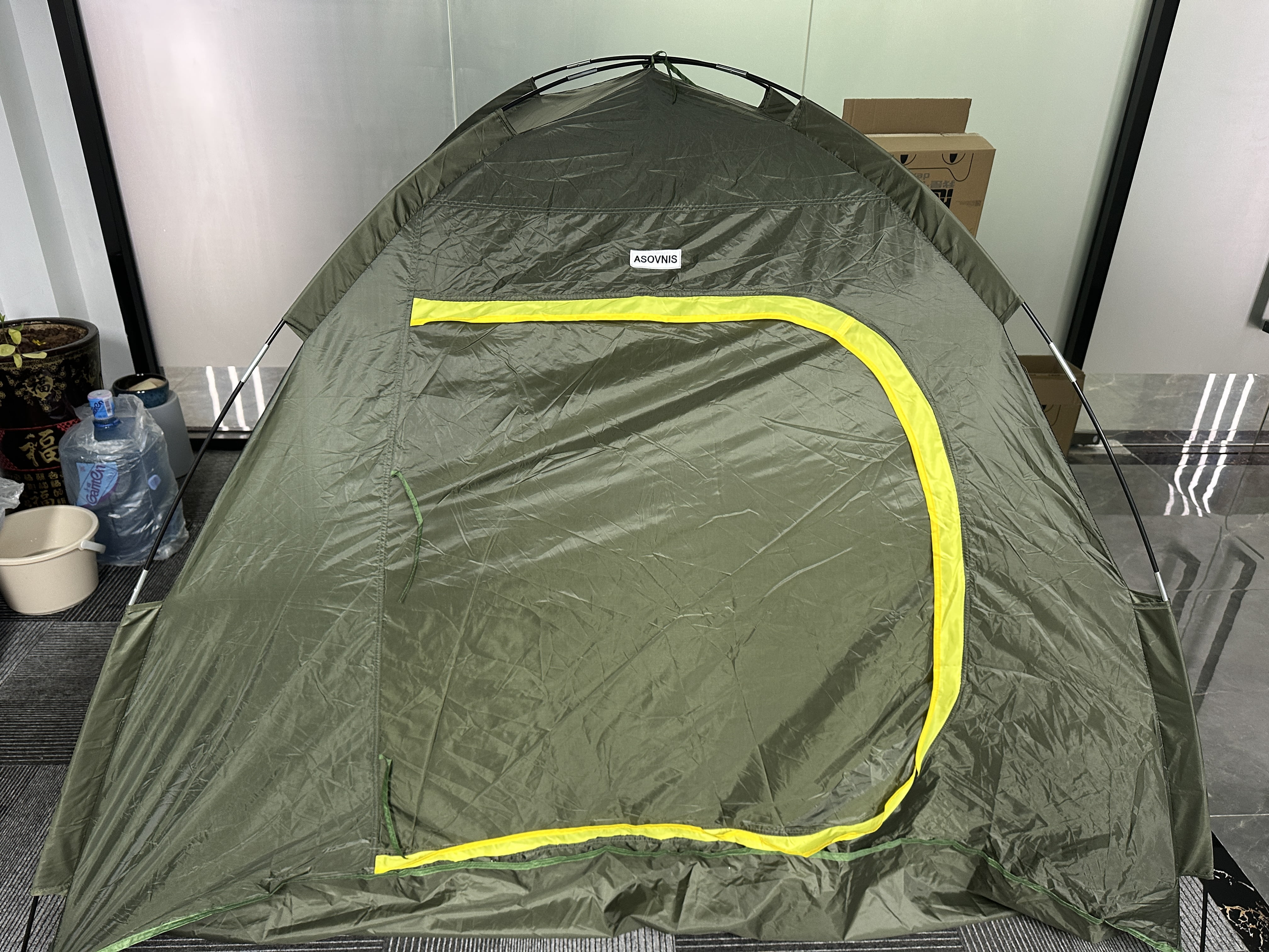 Camping Tent 2 Person, Camping Dome Tent, Waterproof Windproof ...
