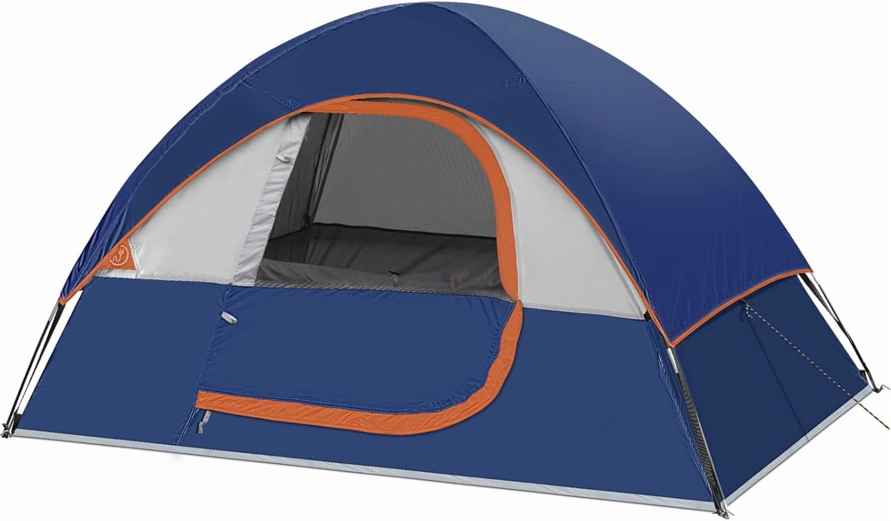 Camping Tent 2 Person, Waterproof Windproof Tent with Rainfly Easy Set ...
