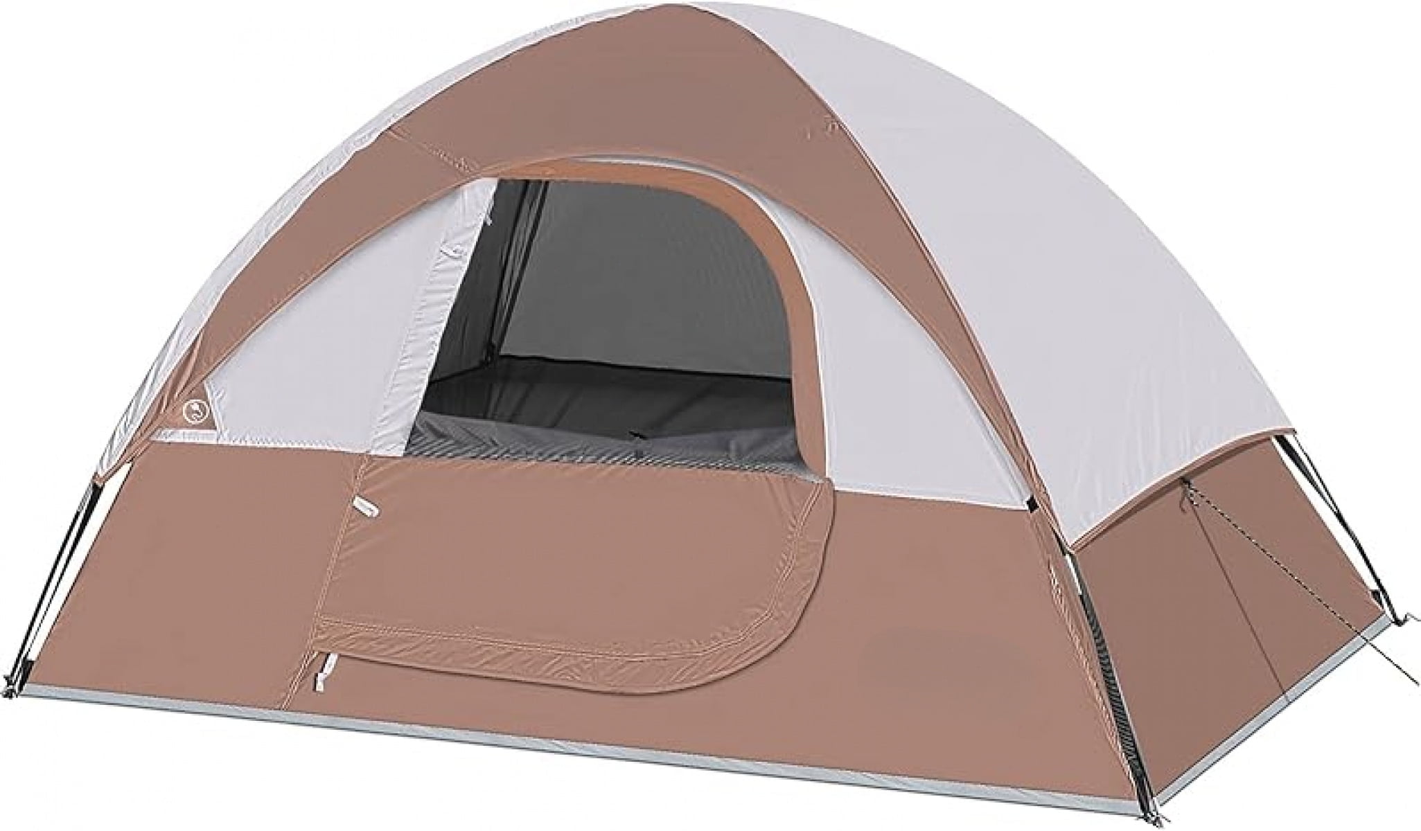 Camping Tent 2 Person, Waterproof Windproof Tent with Rainfly Easy Set ...