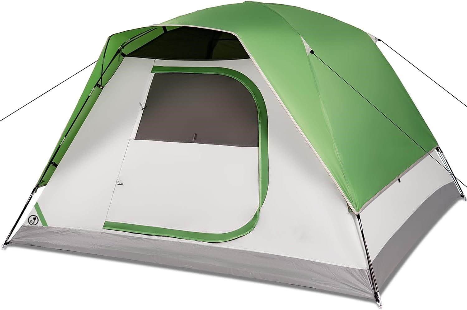 Camping Tent, 4 Person Dome Tents for Camping with Rainfly, Waterproof ...