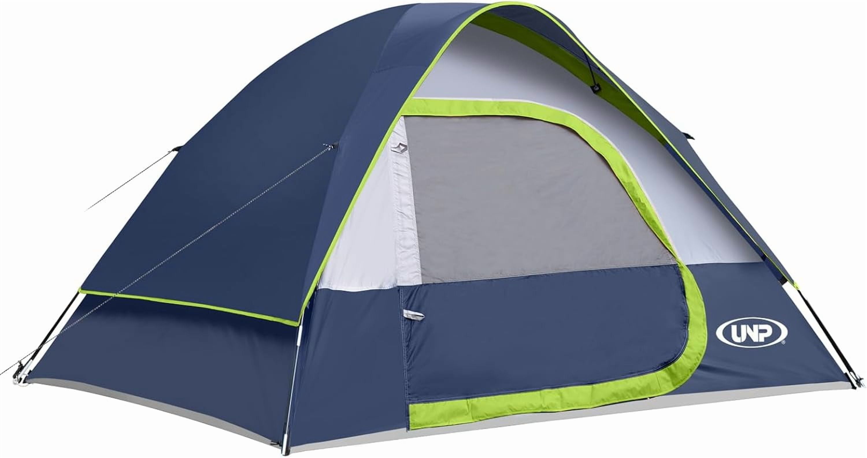 Camping Tent 4 Person, Waterproof Windproof Tent with Rainfly Easy Set ...