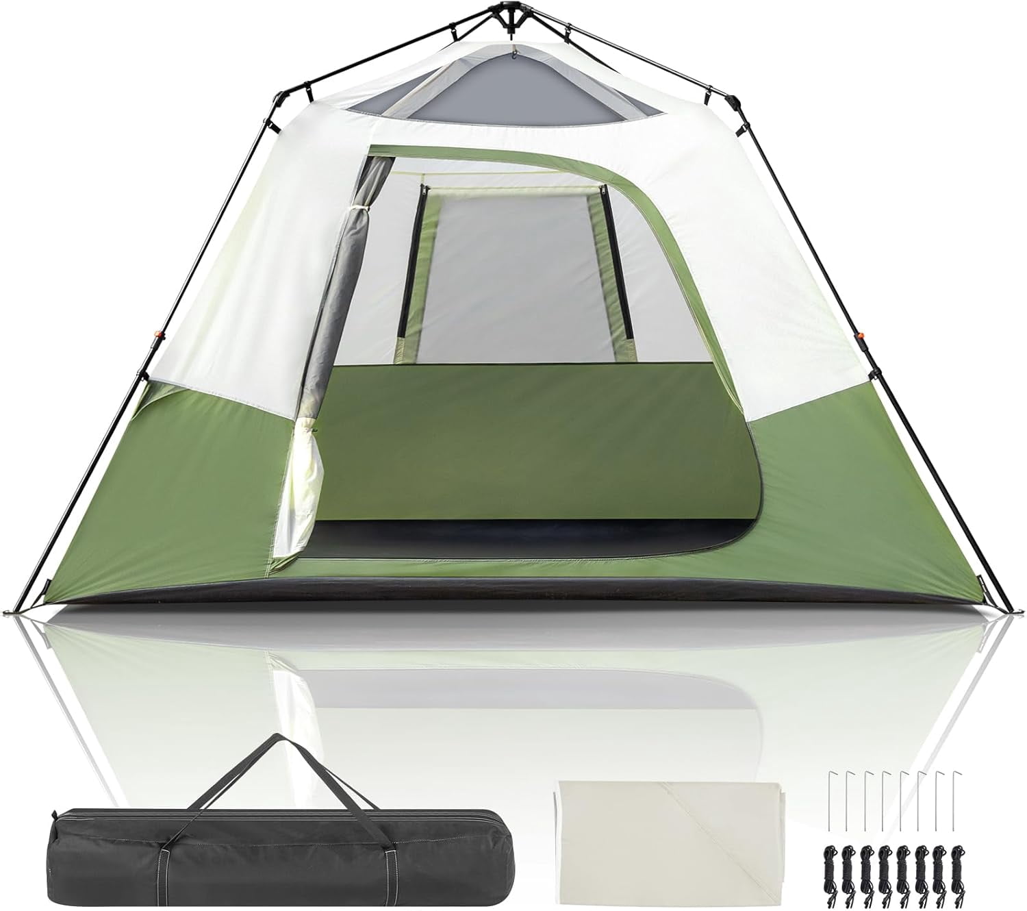 Camping Tent, 6/8/10 Person Waterproof Tent with Instant Setup ...