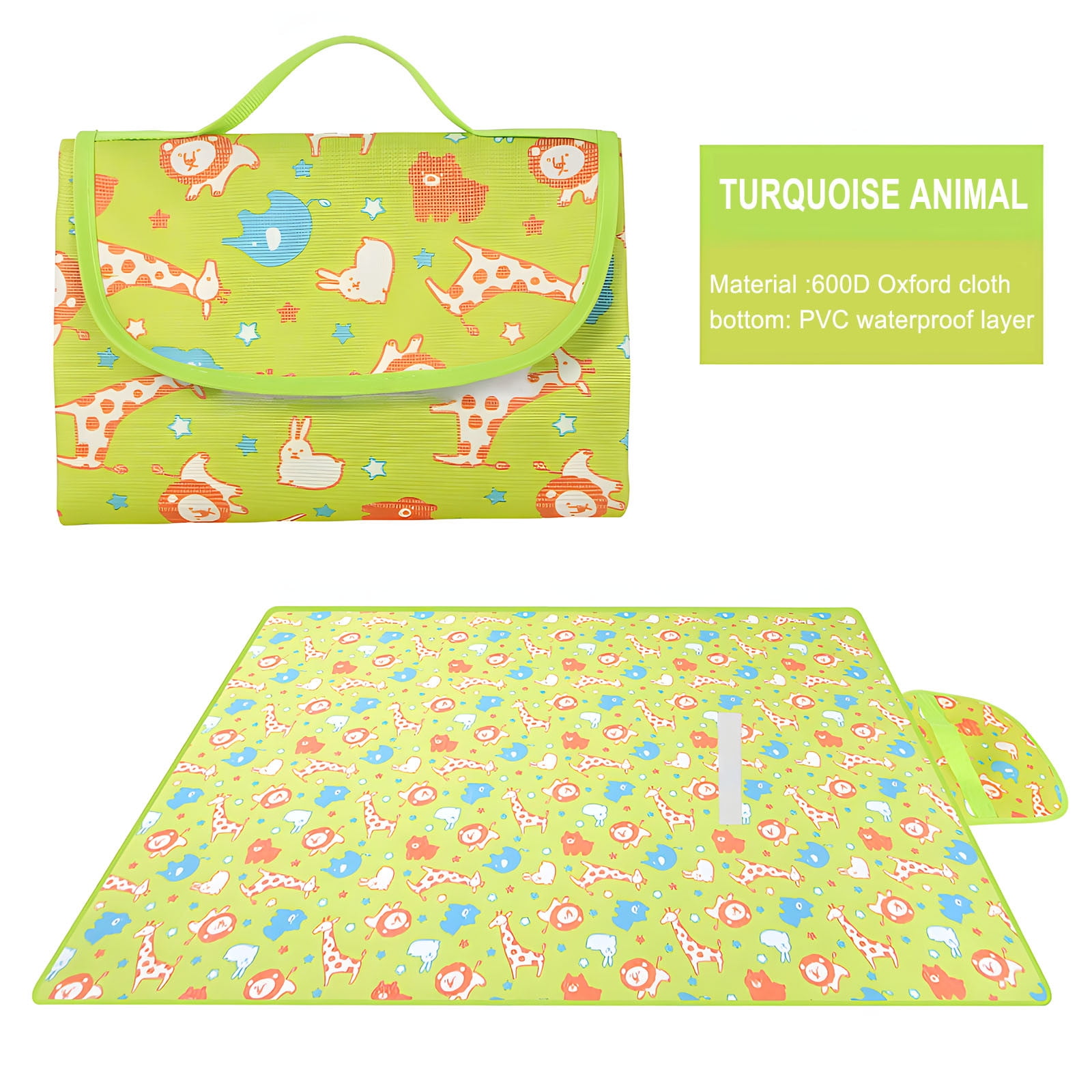 Camping Tent Mat, Waterproof Outdoor Carpet, Non-Slip Surface, Easy ...