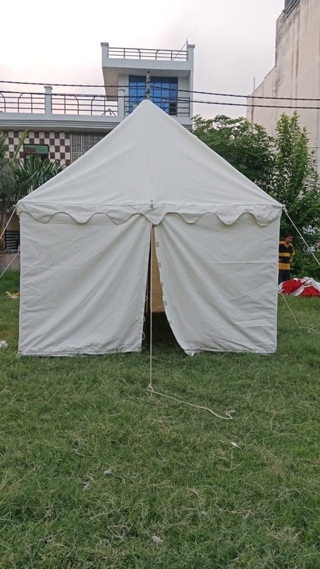 Camping Tent Medieval Knight Harold square Natural color Water proof ...