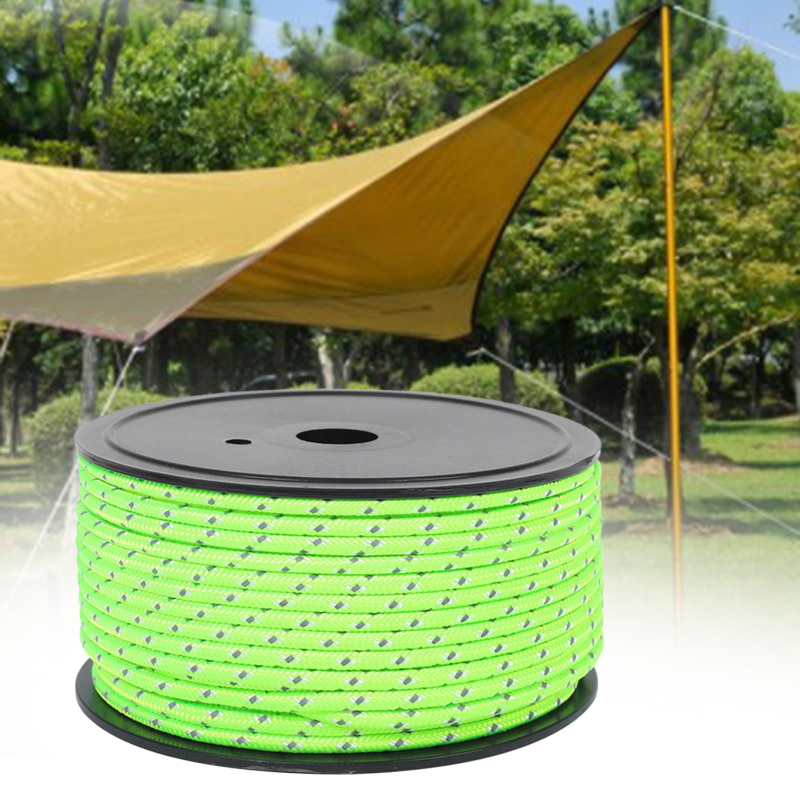 Camping Tent Rope Outdoor Guy Lines 4mm Thickness Camping Rope Cord ...