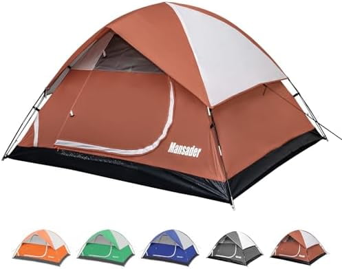Camping Tent, Waterproof 2/3/4 Person Tents for Camping, Lightweight ...