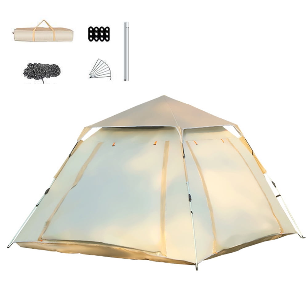Camping Tent, Yucurem Automatic Quick Open Easy Pop Up Camping Tents ...
