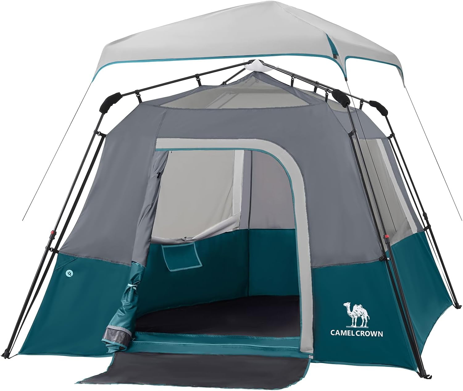 Camping Tents 4/6 Person Pop Up Instant Tent - Setup in 60s for Family ...