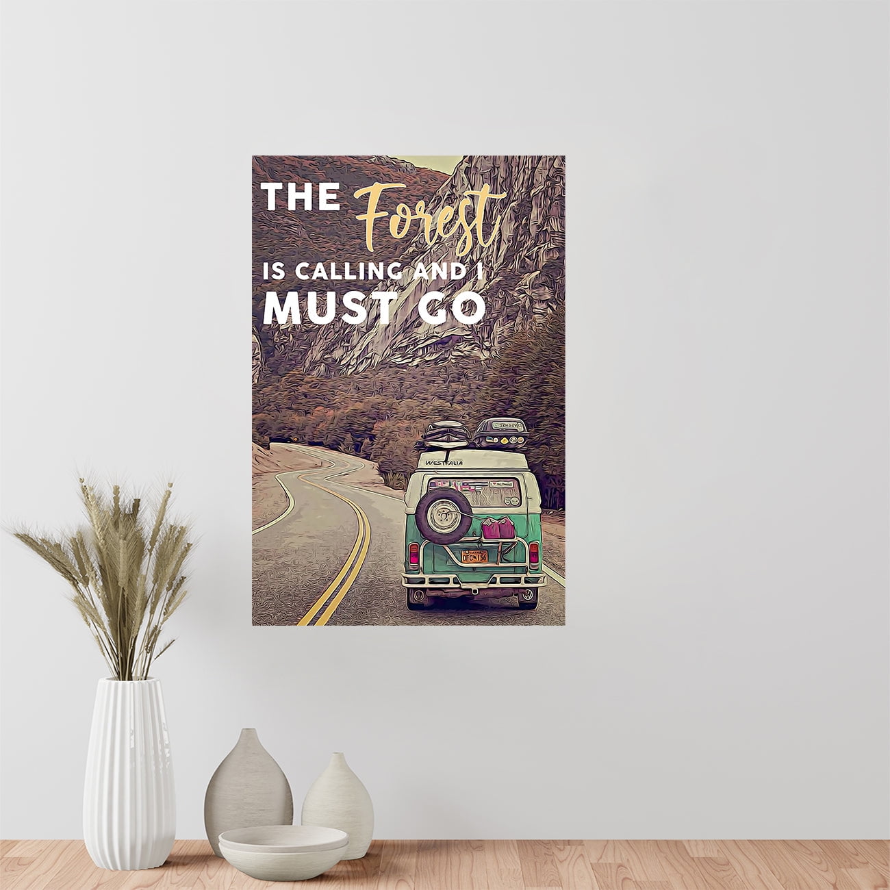 Camping The Forest Is Calling And I Must Go Poster Camping poster Gift ...