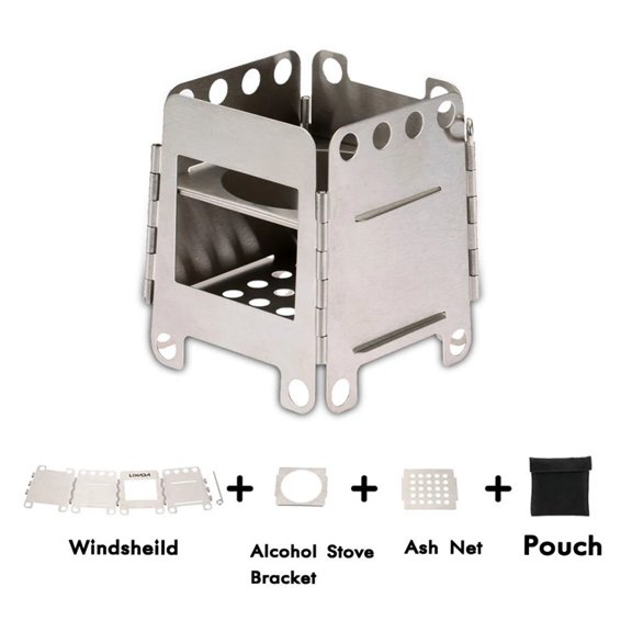 Peregrine Ultralight Folding Hot Tent Woodburning Titanium Stove with ...