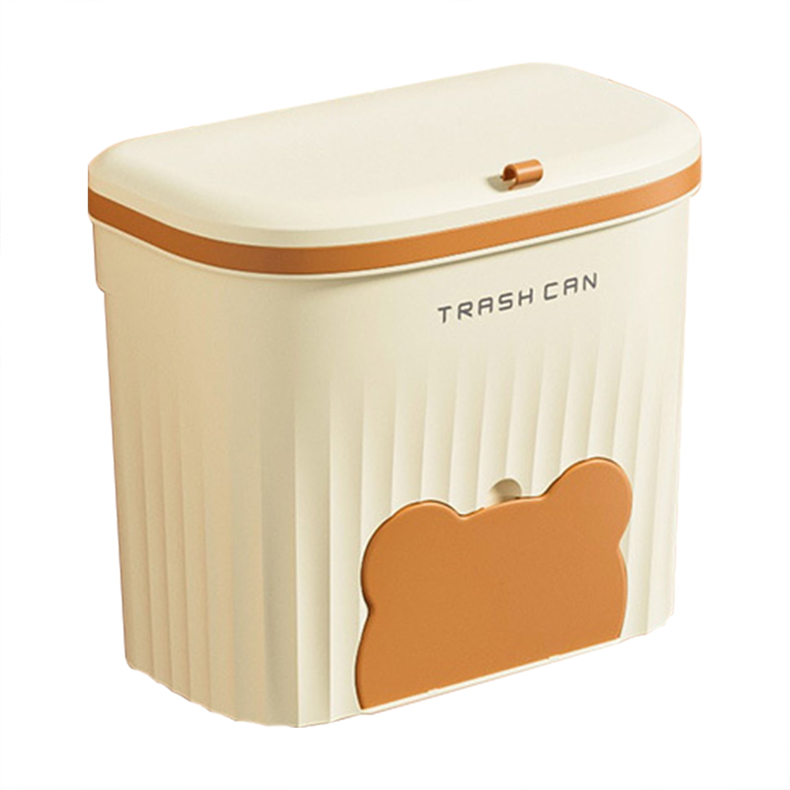 Camping Trash Can,RV Covered Rubbish Bin,Counter Waste Basket with ...