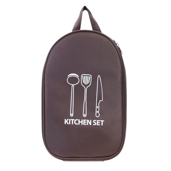 Camping Travel Cooking Utensils Organizer - Portable Cookware Utensils ...