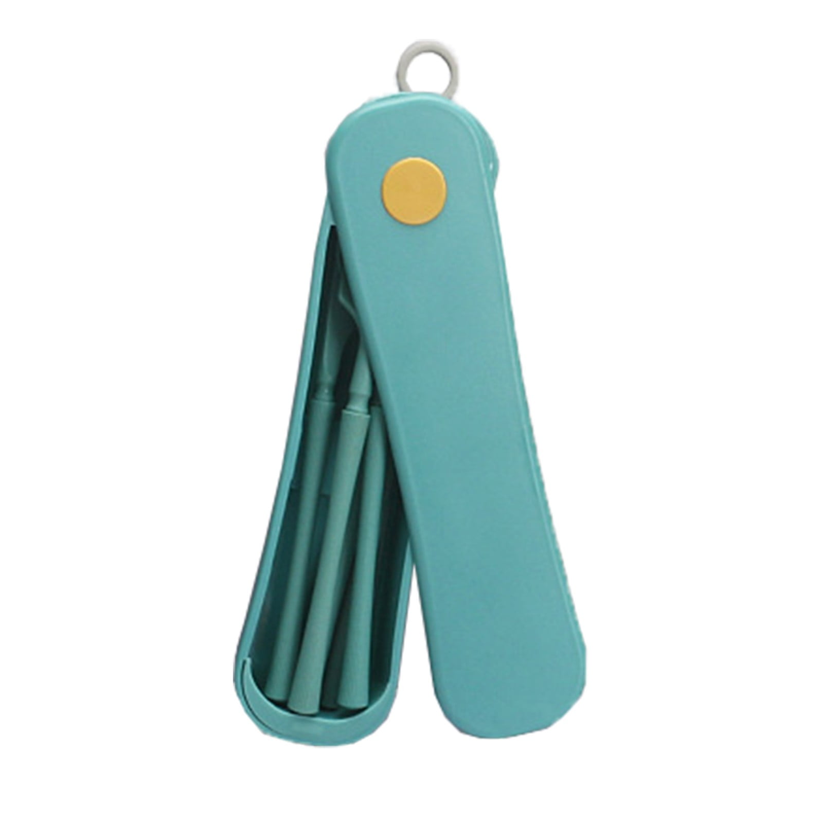 Camping Utensil Set, Reusable Utensils Set with Case, Plastic Cutlery ...
