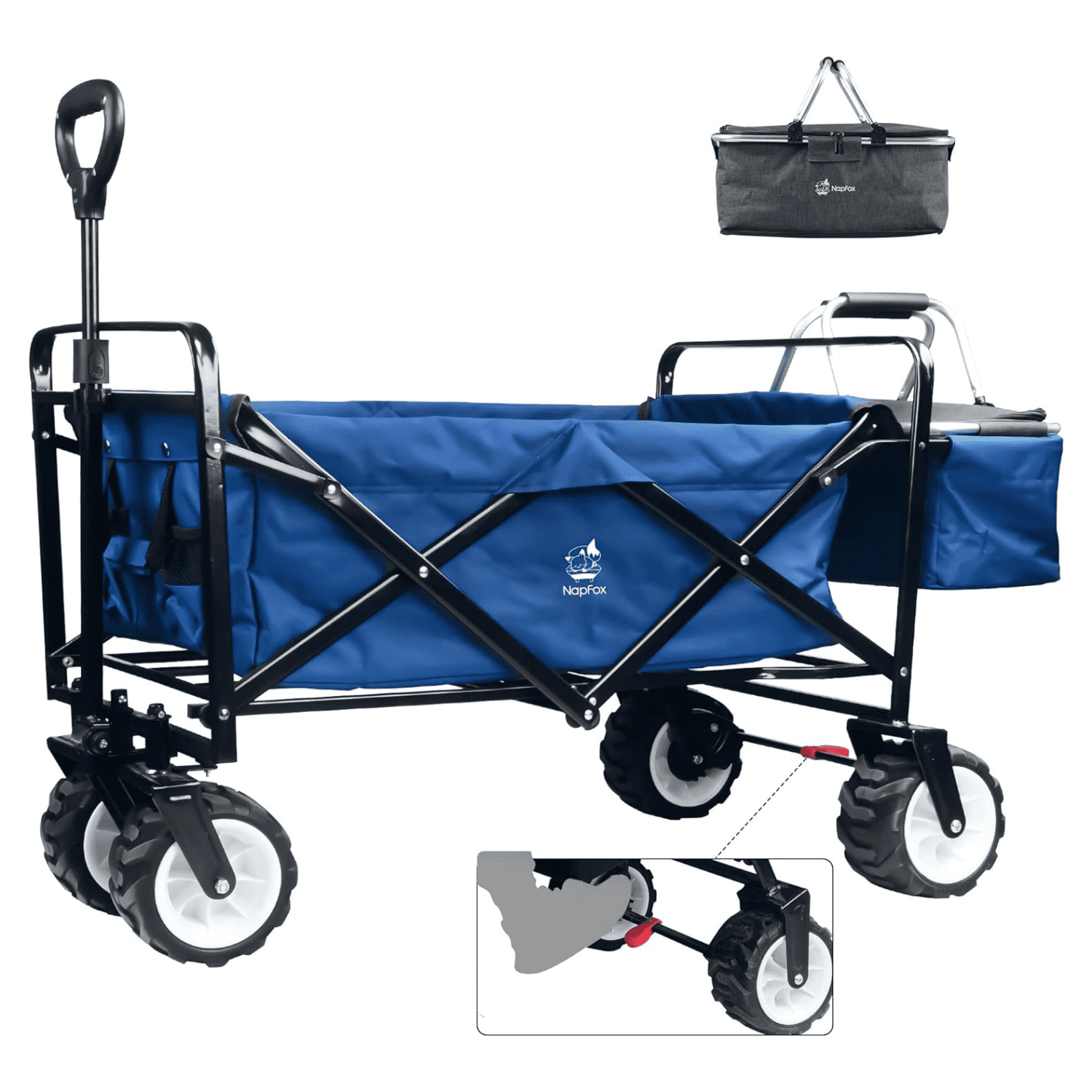 Camping Wagon,DFITO Collapsible Wagon Heavy Duty Folding Wagon Cart ...