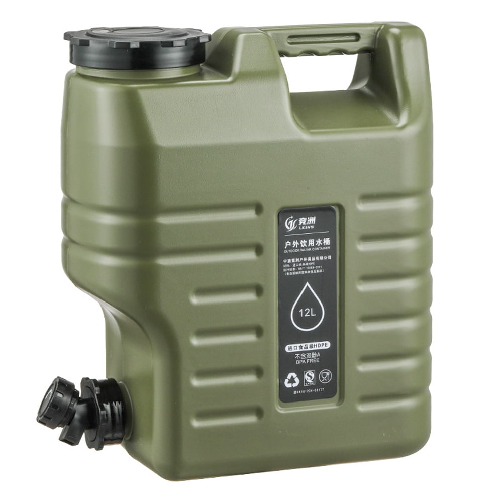 Camping Water Container, Yucurem 3.2 Gallon/12L Portable Water ...