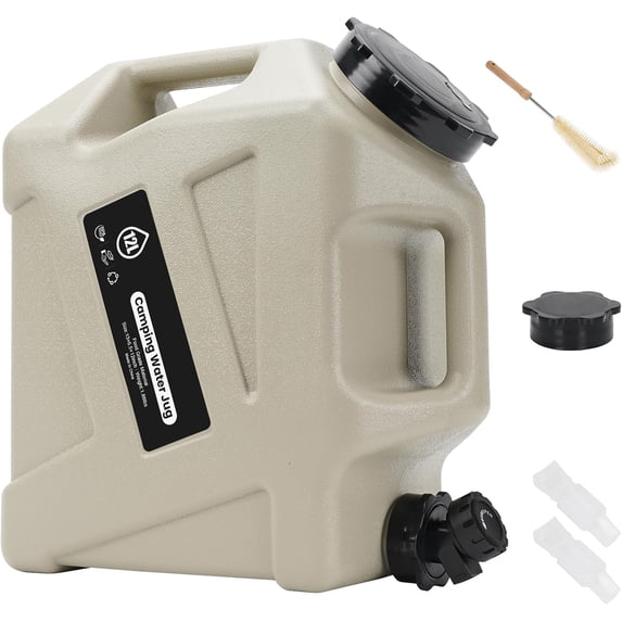 Camping Water Container with Spigot, Portable Water Storage Jug, BPA ...