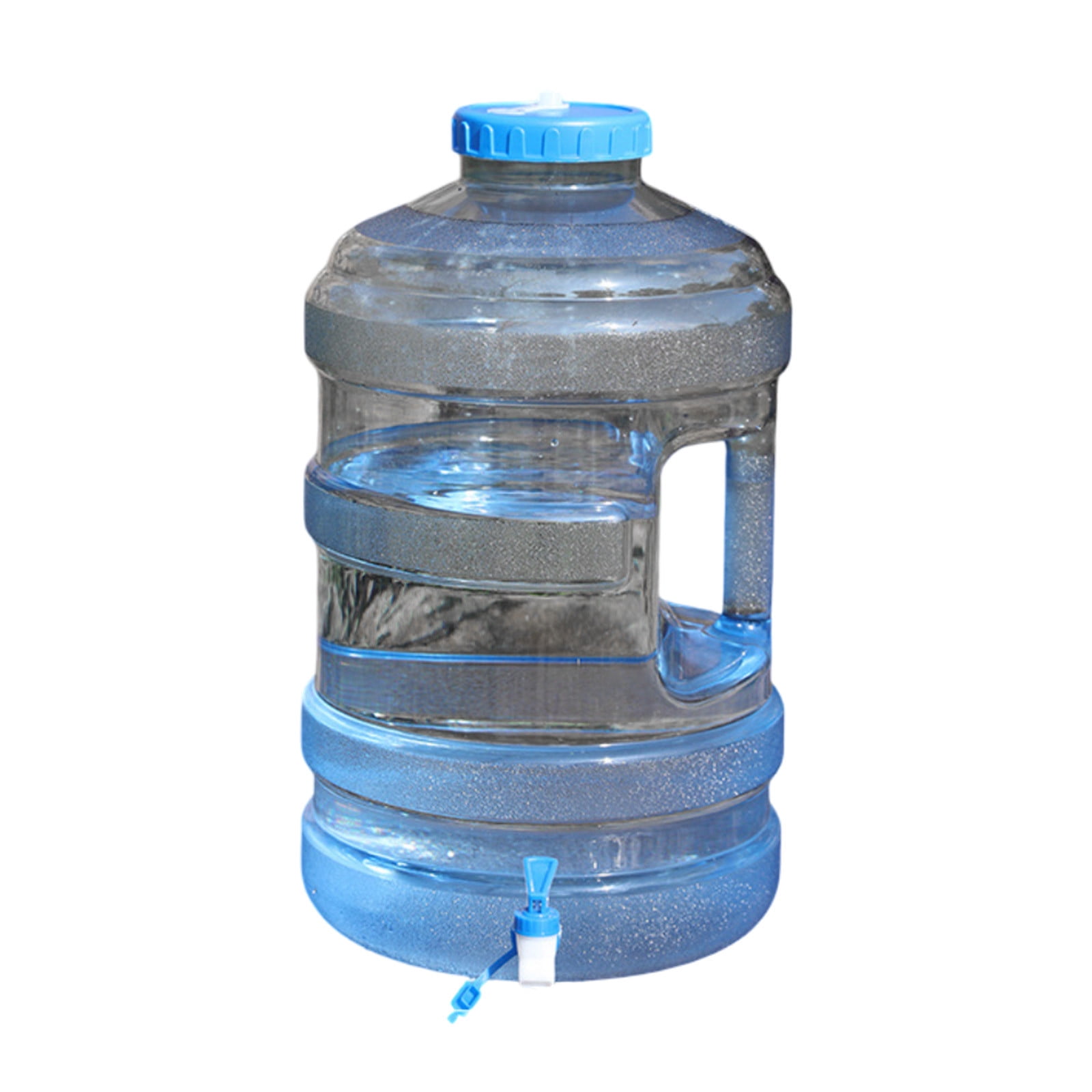 Camping Water Jug 6 Gallons with Faucet Transparent BPA Free Water ...