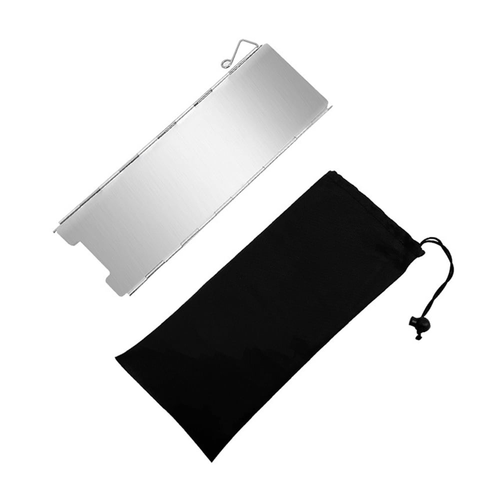 Camping Windshield Cooker Stove Screen Portable Gas Aluminum Alloy ...