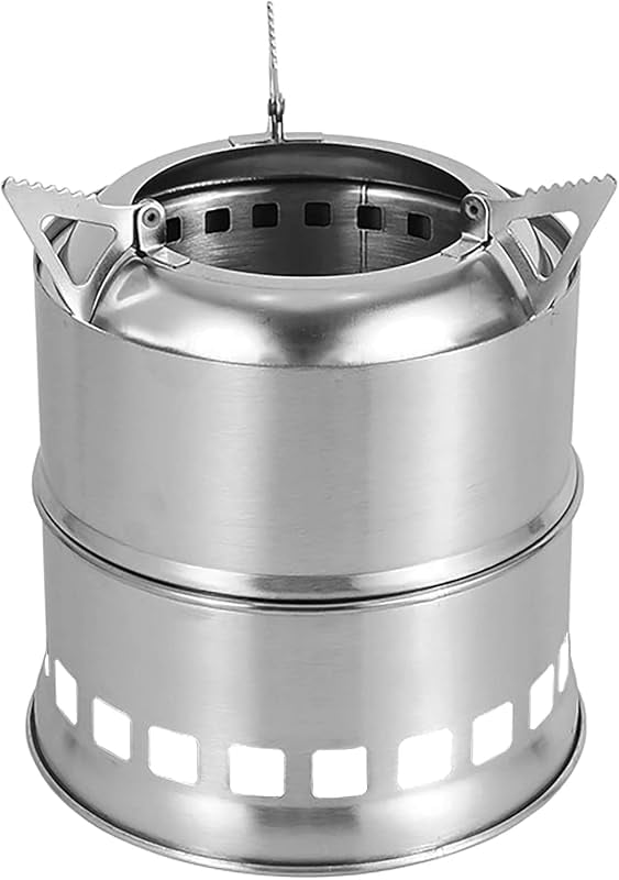 Camping Wood Stove,Backpacking Burner,Small Stainless Steel Rocket ...