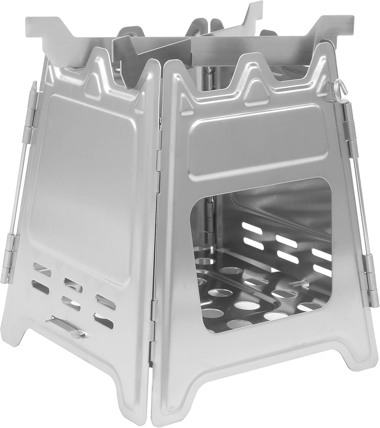 Camping Wood Stove,Compact Backpacking Burner,Mini Stainless Steel ...