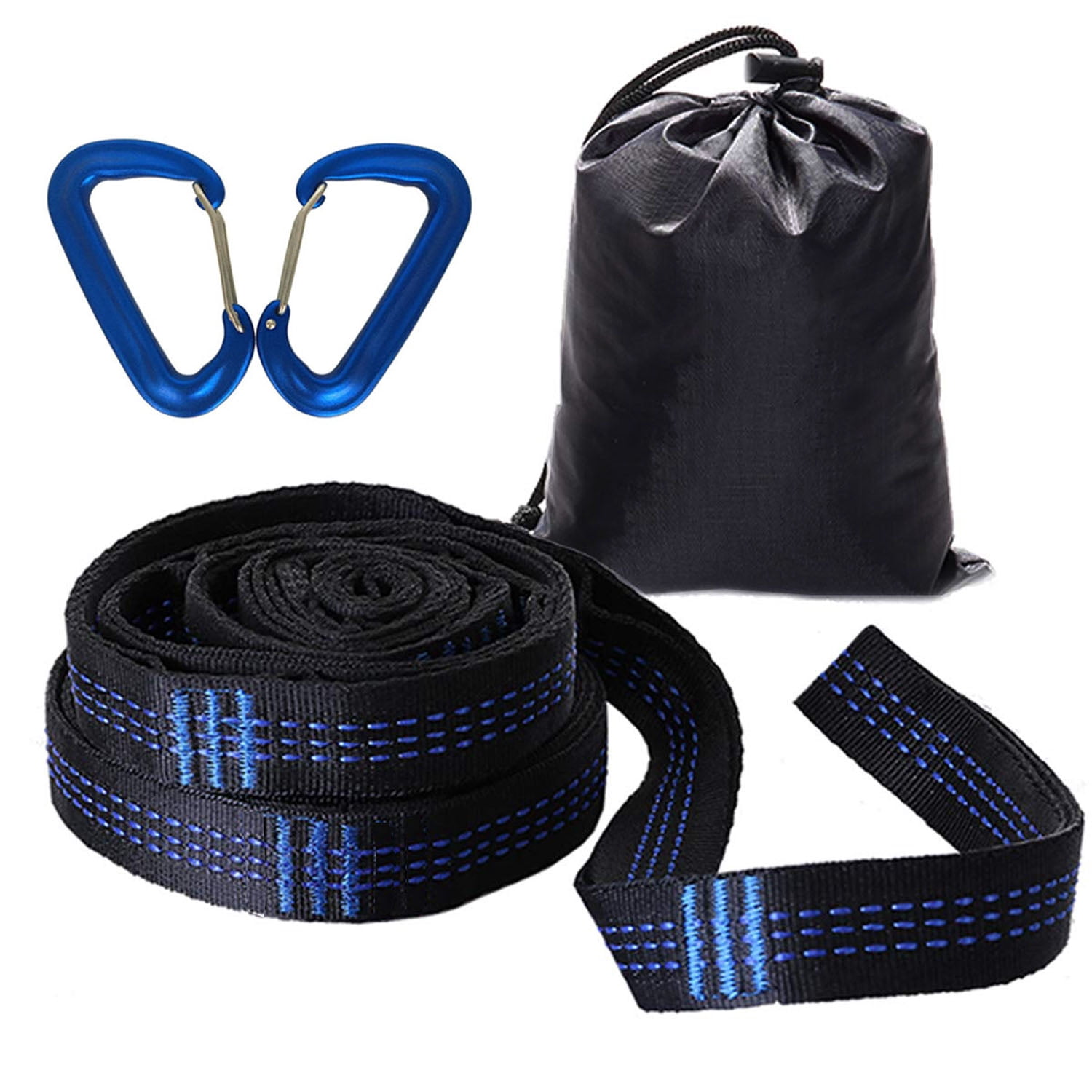 Camping hammock tree friendly straps with 12 adjustable loops and ultra ...
