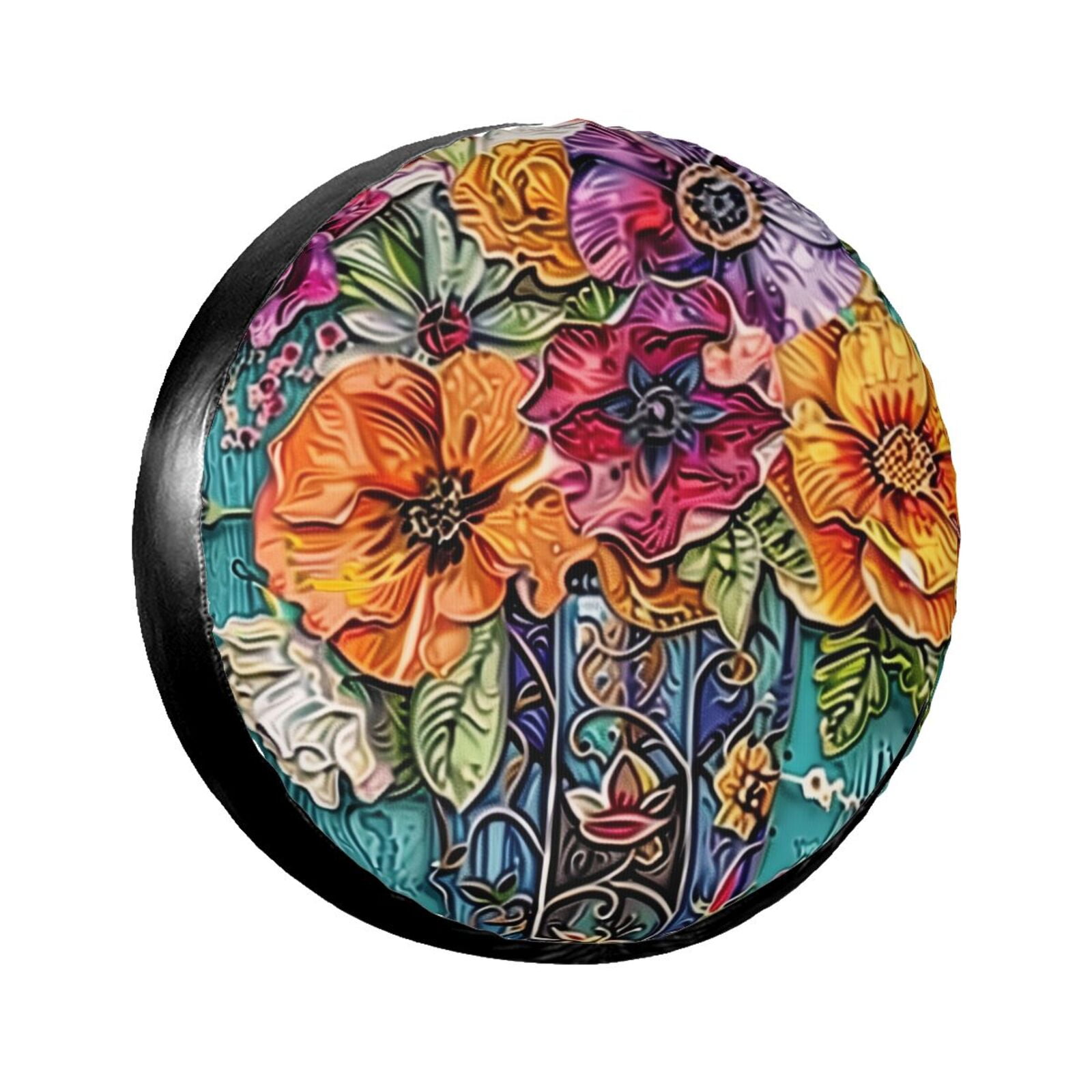 Camping Spare Tire Cover Wheel Protector Weatherproof Wheel Cover