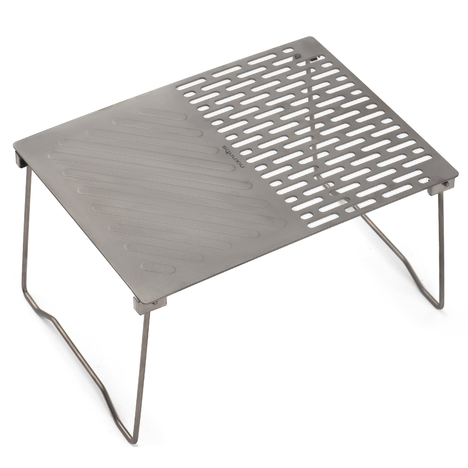 Camping table Folding Campfire Grill Portable Ti BBQ Grill Outdoor ...